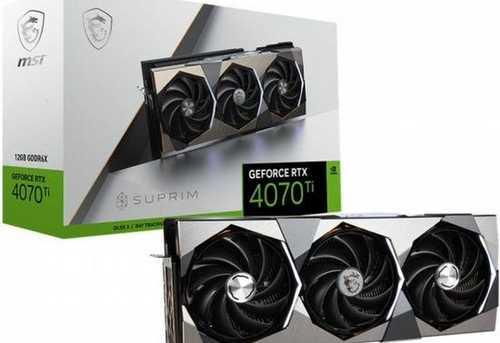 MSI GeForce RTX 4070 Ti suprim SE 12G