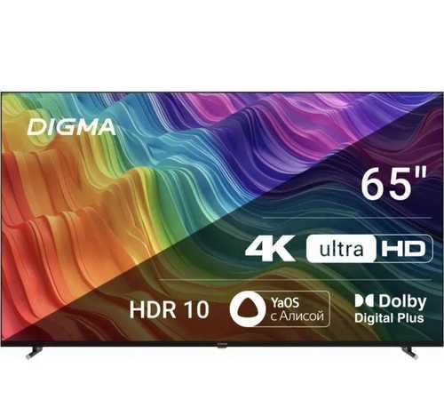 Телевизор Digma DM-LED65UBB33 65" 4K