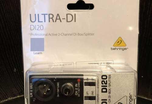 Behringer Ultra DI DI-20 директ бокс