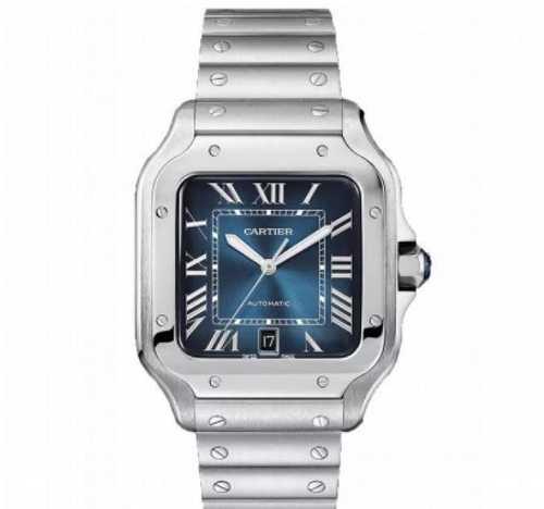 Cartier Santos De Cartier Blue Dial