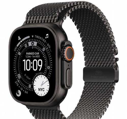 Apple Watch Ultra 3 Black Milanese Loop M