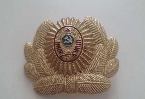 Кокарда образца 1977 года для сотрудников мвд СССР