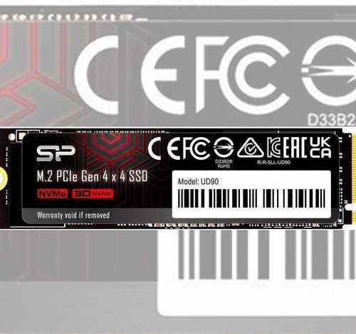 Накопитель SSD Silicon Power PCIe 4.0 x4 4TB SP04kgbp44UD9005