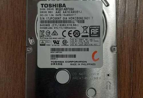 Жесткий диск 2.5 Toshiba для ноутбука