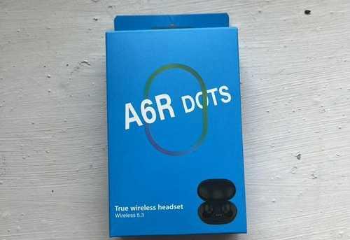Беспроводные наушники A6R dots