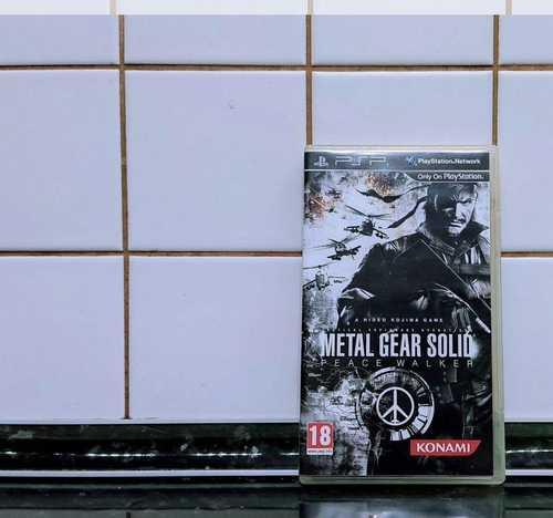 Metal gear solid peace walker psp