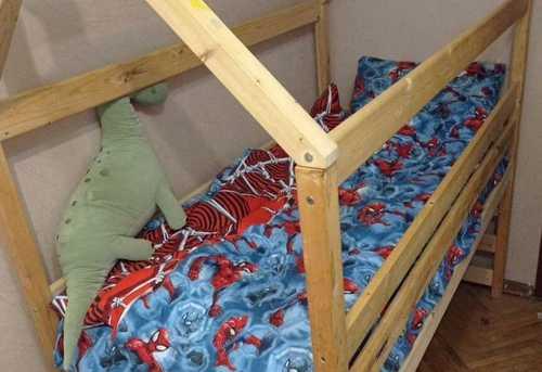 Детская кровать домик 160*80 б/у