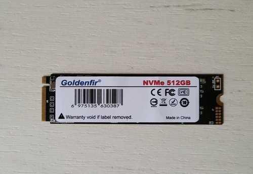 SSD Goldenfir M.2 nvme PCIe 512GB