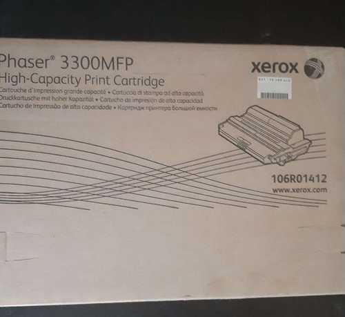 Оригинальный картридж xerox 106R01412
