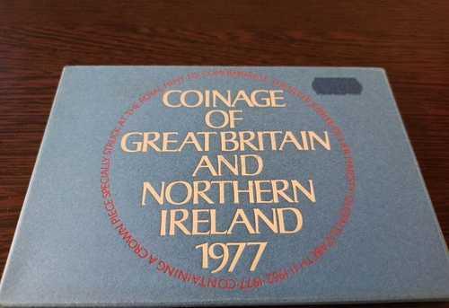 Набор монет Великобритании. 1977 год