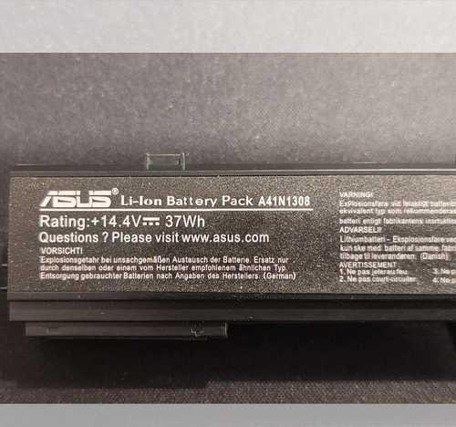 Аккумулятор батарея asus A41N1308