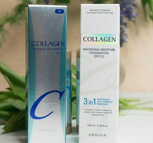 Тональный крем collagen корейский новый