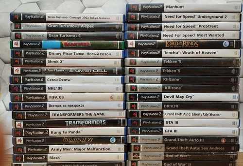 Лицензионные игры для PlayStation 2