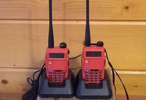 Две радиостанции Baofeng 5w