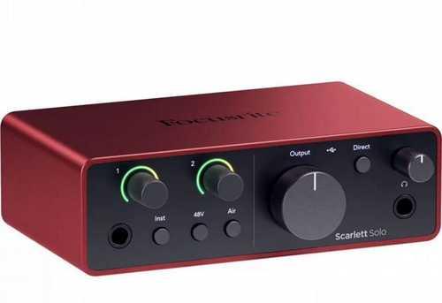 Звуковая карта Focusrite Scarlett Solo 4th Gen