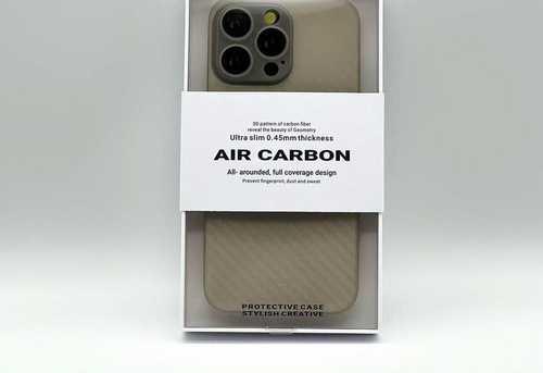 Чехол air carbon iPhone 15 pro/15 pro max/kzdoo