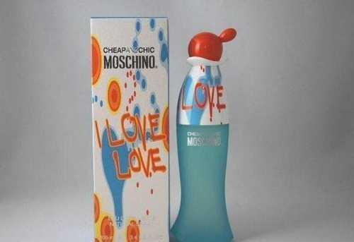 Moschino I Love Love настоящие бренды