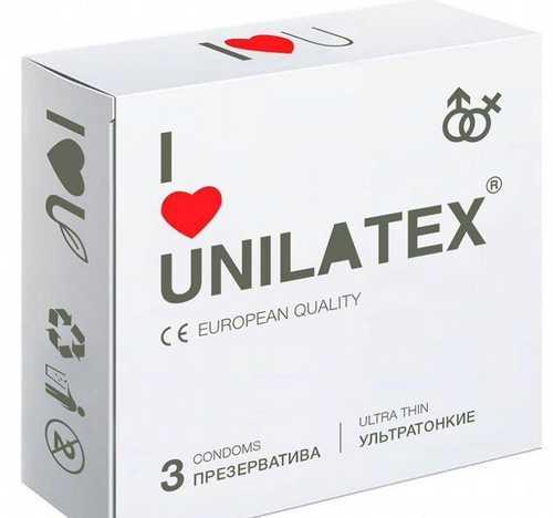 Презервативы Unilatex UltraThin (ультратонкие), 3