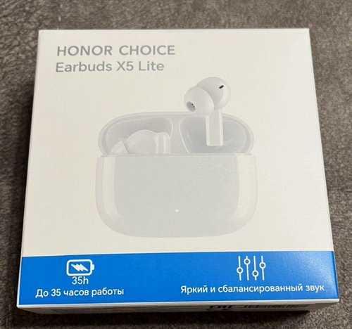 Беспроводные наушники honor earbuds x5 lite