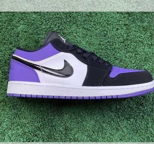 Nike air Jordan 1 low purple фиолетовые