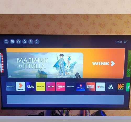 Телевизор SMART tv 43 бу