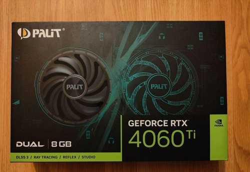 Видеокарта RTX 4060Ti 8gb Palit Dual(NEW гарантия)