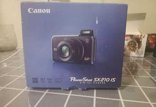 Компактный фотоаппарат Canon sx210 ls