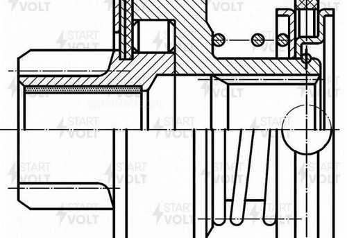 Startvolt VCS 2601B Привод стартера (бендикс)