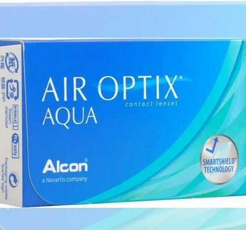 Контактные линзы air optic Agua -1, 3 шт