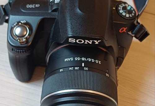 Зеркальный фотоаппарат sony а 390