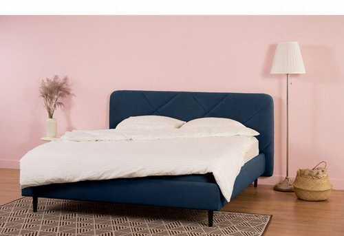 Кровать Весмар 140 Velvet Blue