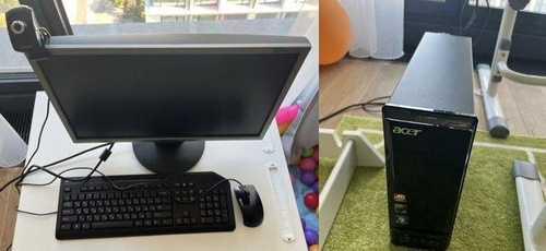 Компьютер Acer + монитор Samsung бу рабочий