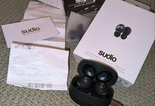 Беспроводные наушники Sudio tolv black