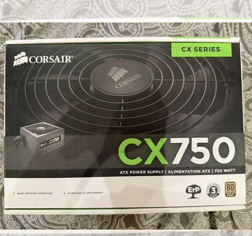 Блок питания Corsair CX750 bronze Новый