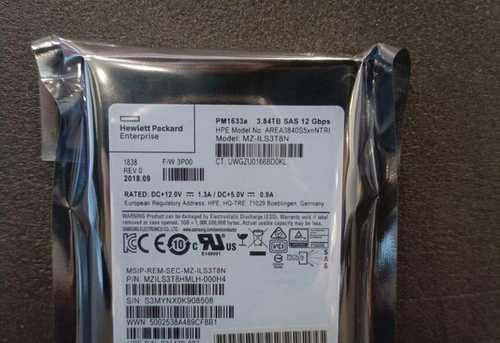 SSD Samsung PM1633a HPe, 3.84TB, SAS, 12Gb/s
