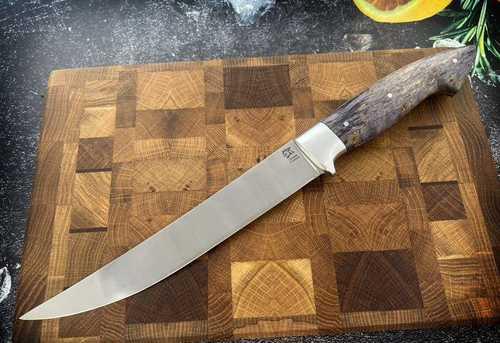 Нож филейный "Кижуч", цельнометаллический, клинок