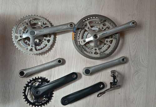 Системы, звезды, каретки, шатуны FSA и Shimano