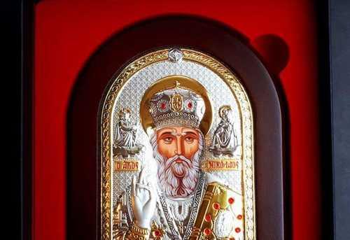 Освещённая на мощах Икона Св. Николая Чудотворца