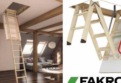 Чердачная лестница fakro / docke с люком