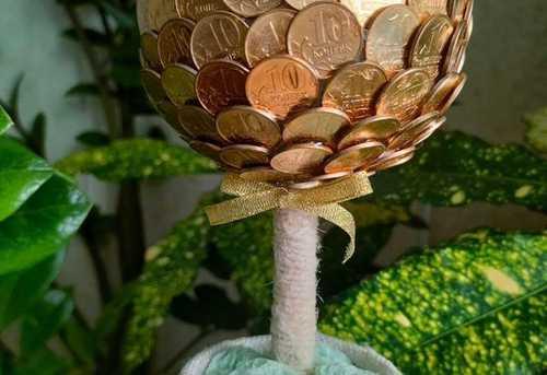 Топиарий "денежное дерево"
