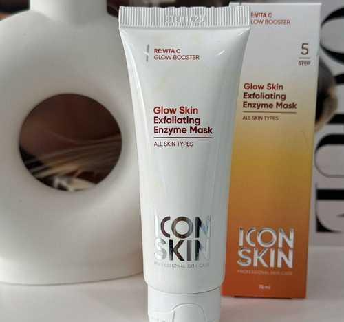 Icon skin glow skin exfoliating enzyme mask