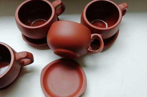 Набор кофейных чашечек из керамики
