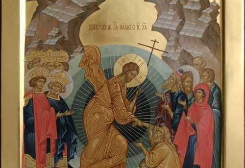 Икона рукописная «Воскресение Христово»