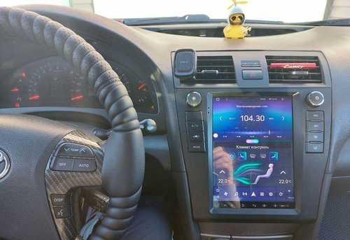 Android в стиле Tesla Toyota Camry V40, есть Teyes