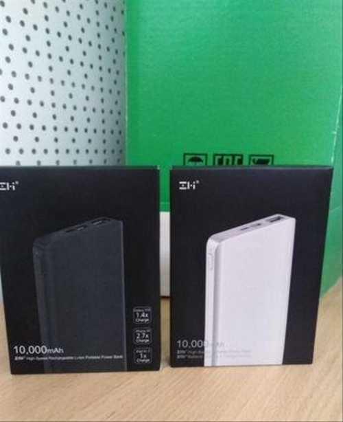 Павербанк xiaomi ZMI QB 810 10000mah (чер, белая)