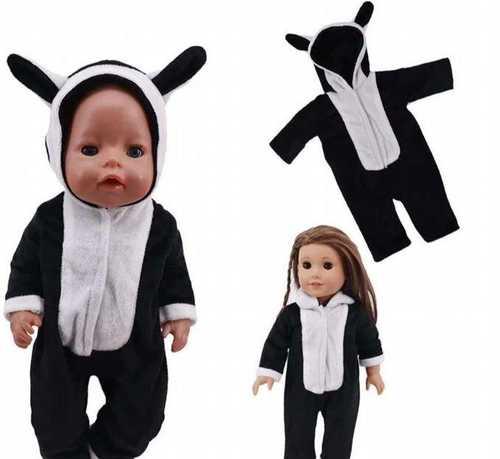 Одежда на Куклу Новая Кигуруми Панда