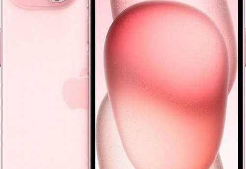 iPhone 15 pink 128 dual sim новый, гарантия 1 год