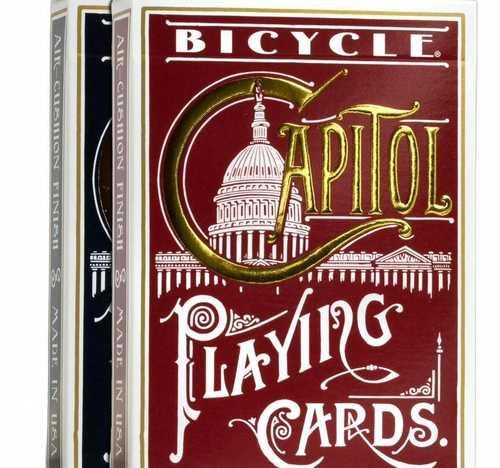 Карты игральные Bicycle Capitol, красн/син