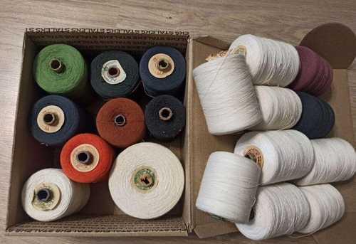 Нитки швейные СССР хлопковые для вязания и шитья