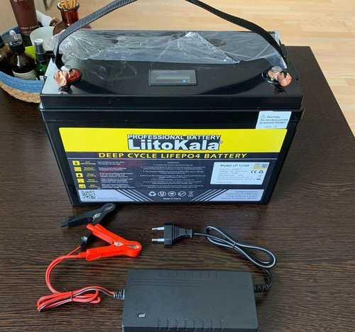 Аккумулятор lifepo4 LiitoKala 12v 160A с з/у 10а